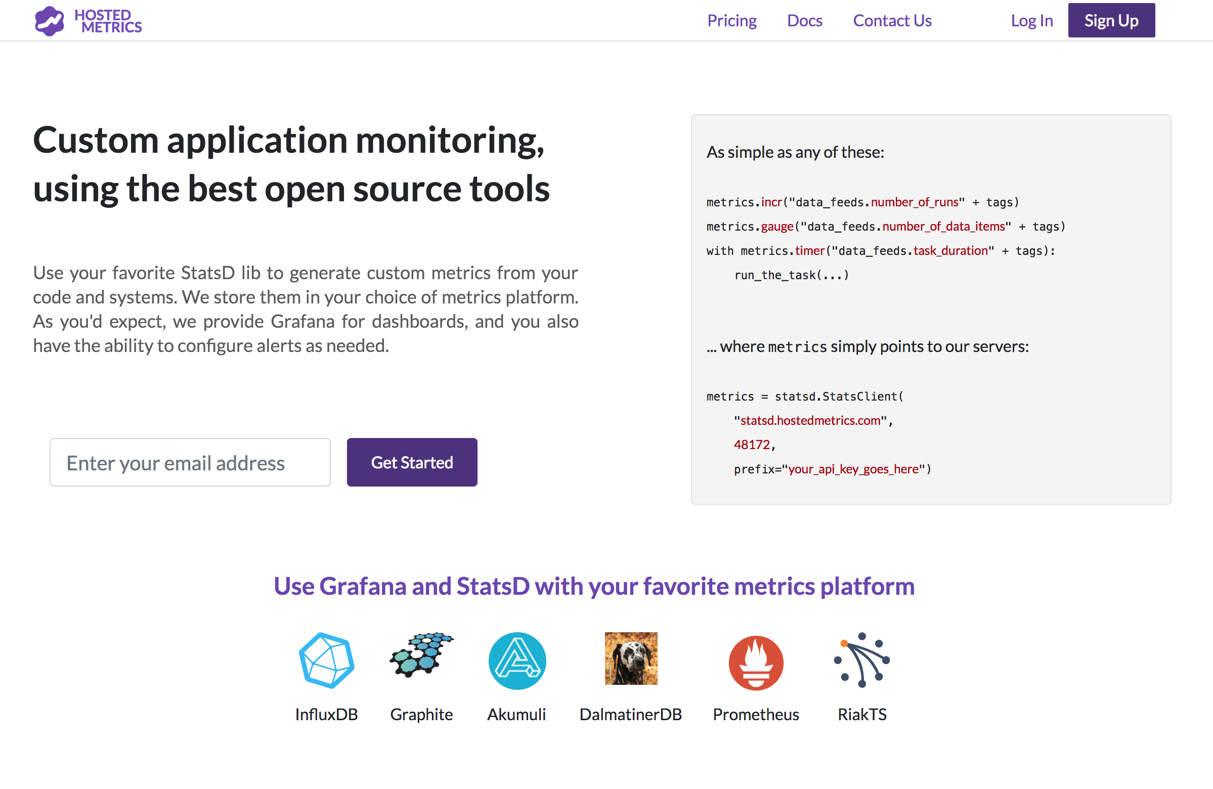 HostedMetrics Makers | Product Hunt