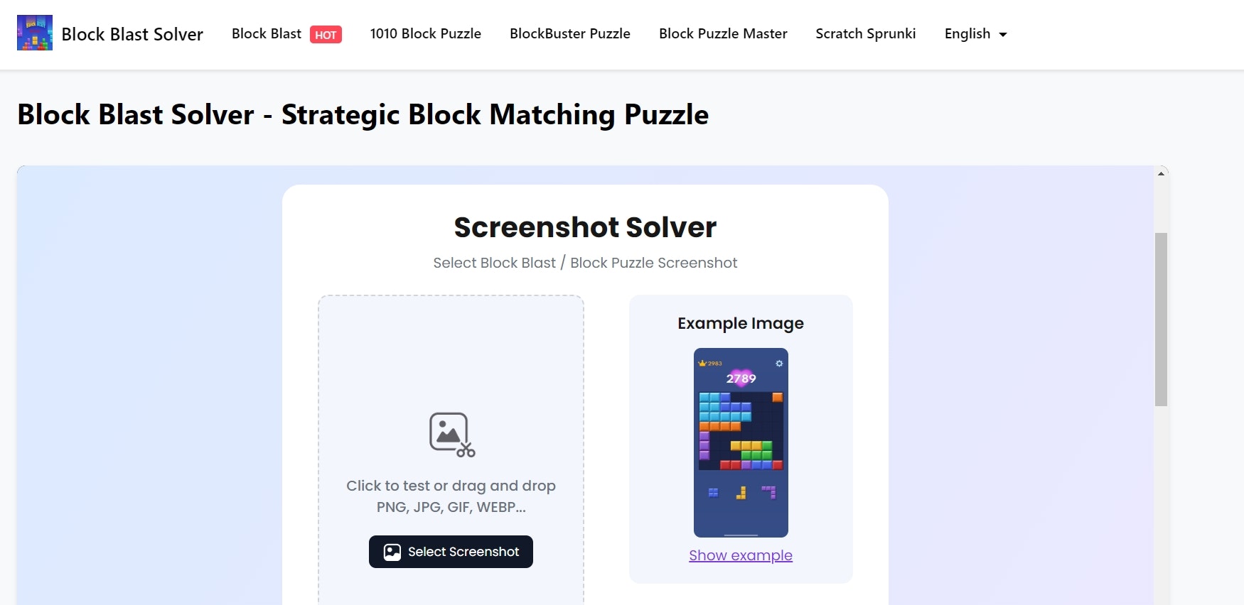 Block Blast Solver: Free online puzzle game | match & clear blocks ...