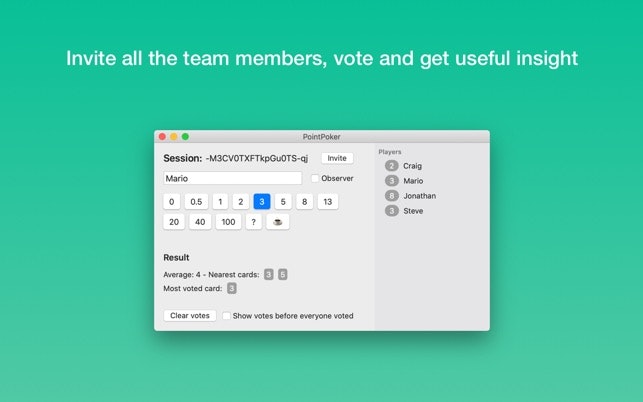 Planning Poker: A simple scrum estimation tool | Product Hunt