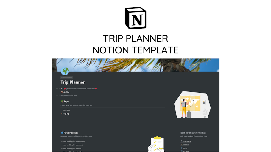 Notion Trip Planner Template Jobs Product Hunt Notion Trip Planner Template Jobs Product Hunt