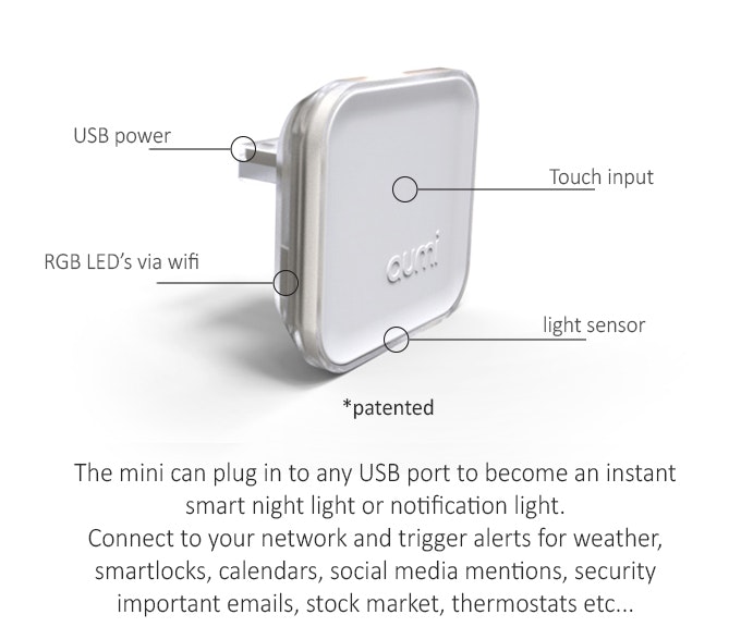 Aumi Smart Nightlights: A smart notification light and nightlight ...
