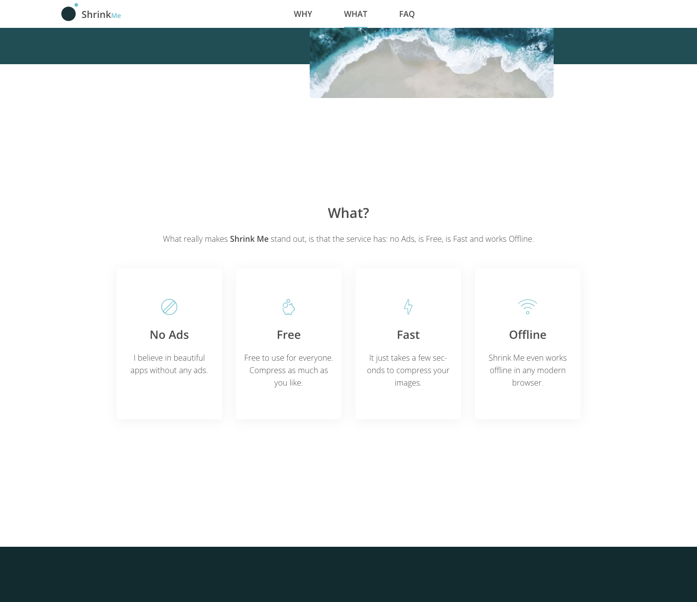 Shrink Me: Compress images with one drag / click | Product Hunt