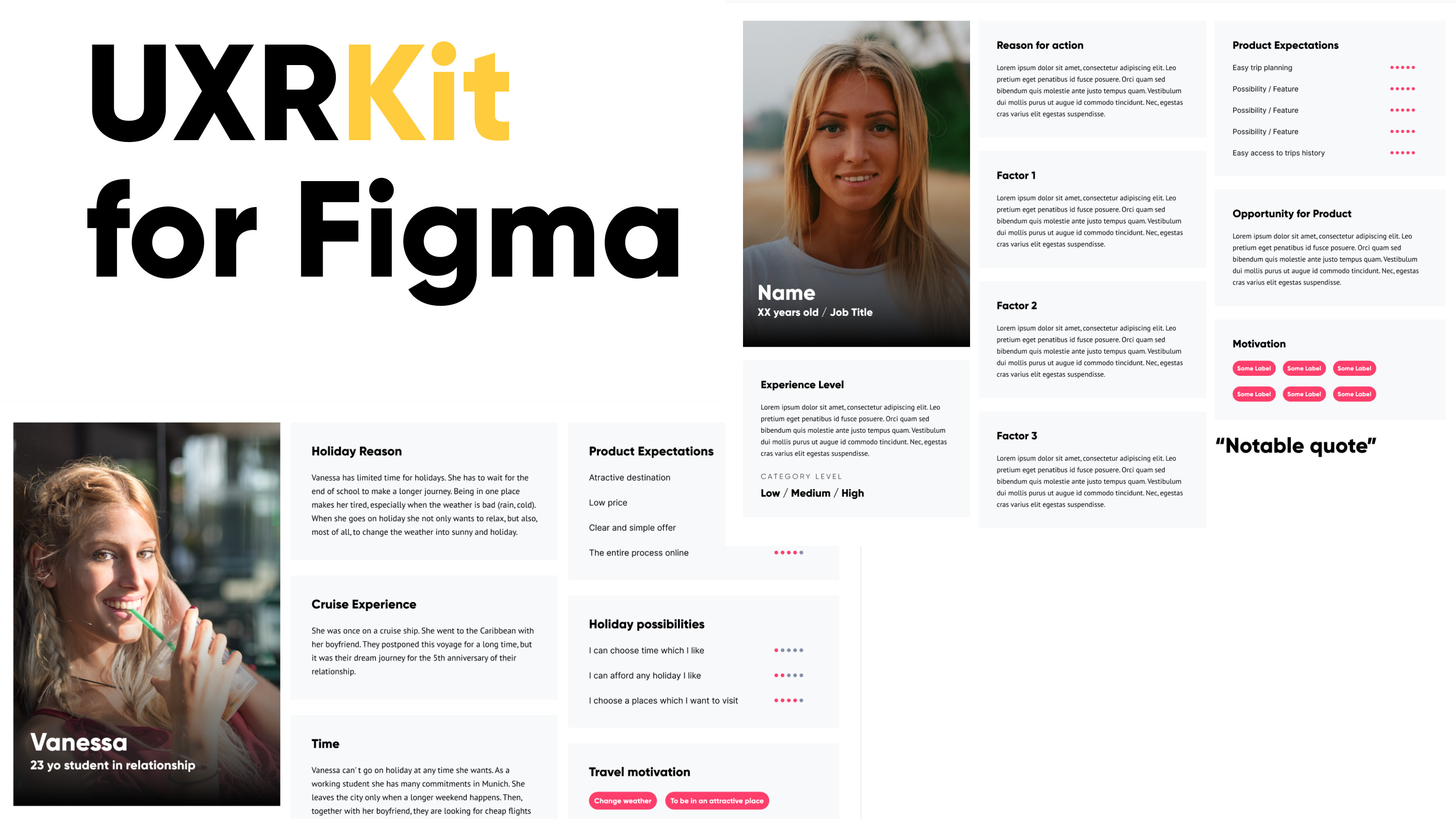 UX and Research Kit for Figma: You can add great-looking research docs ...