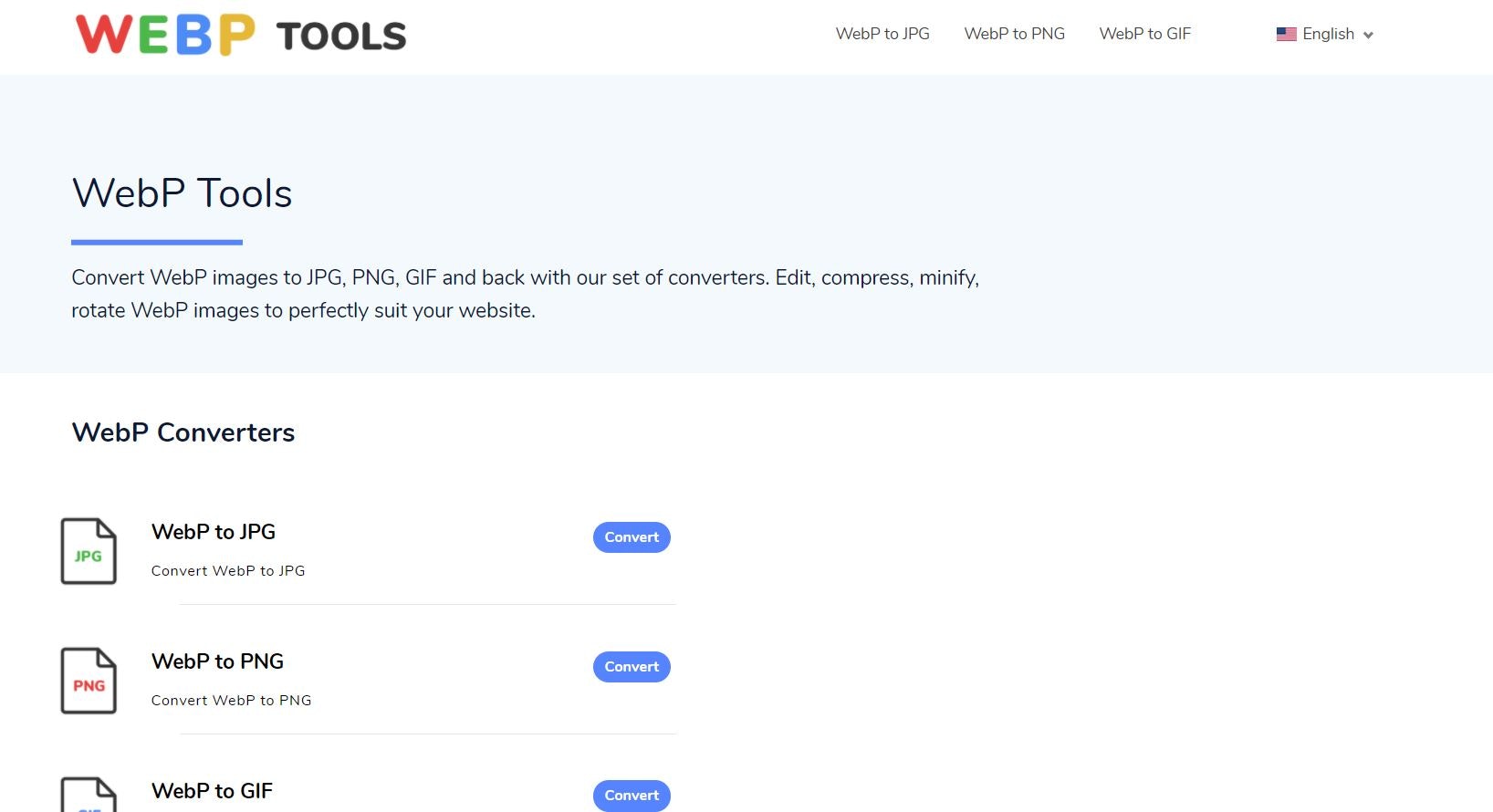 WebPTools - WebP Converters: Convert WebP to JPG, PNG, GIF online and ...