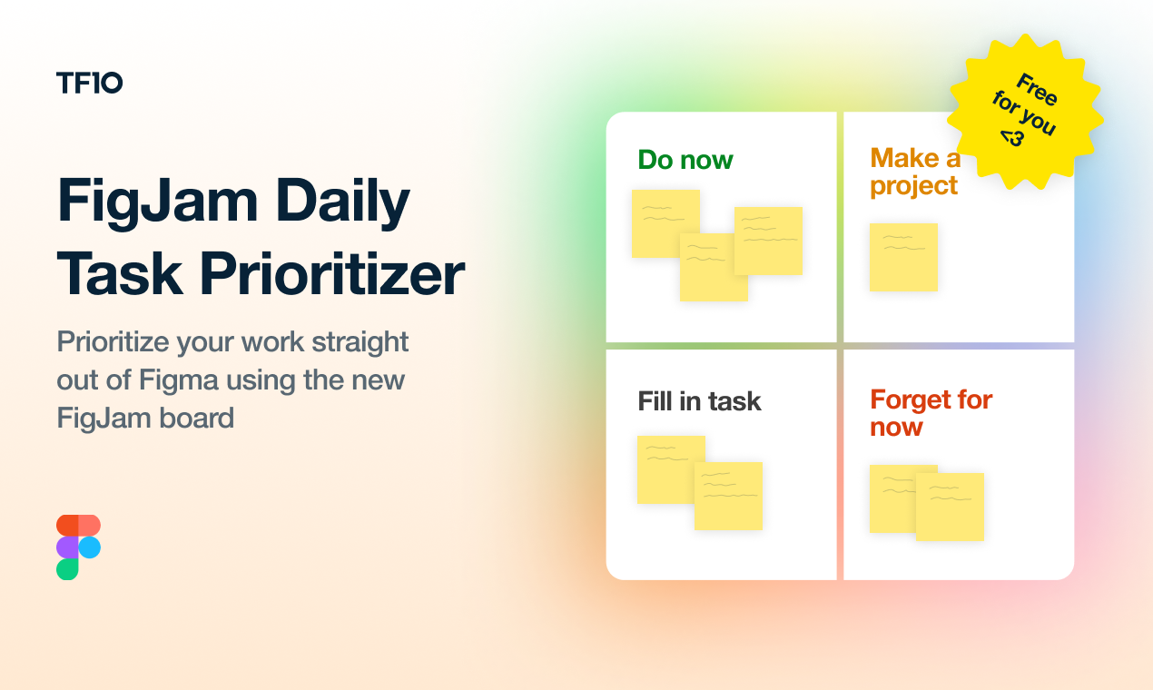 Daily Task Prioritizer for FigJam : p/daily-task-prioritizer-for-figjam | Product Hunt