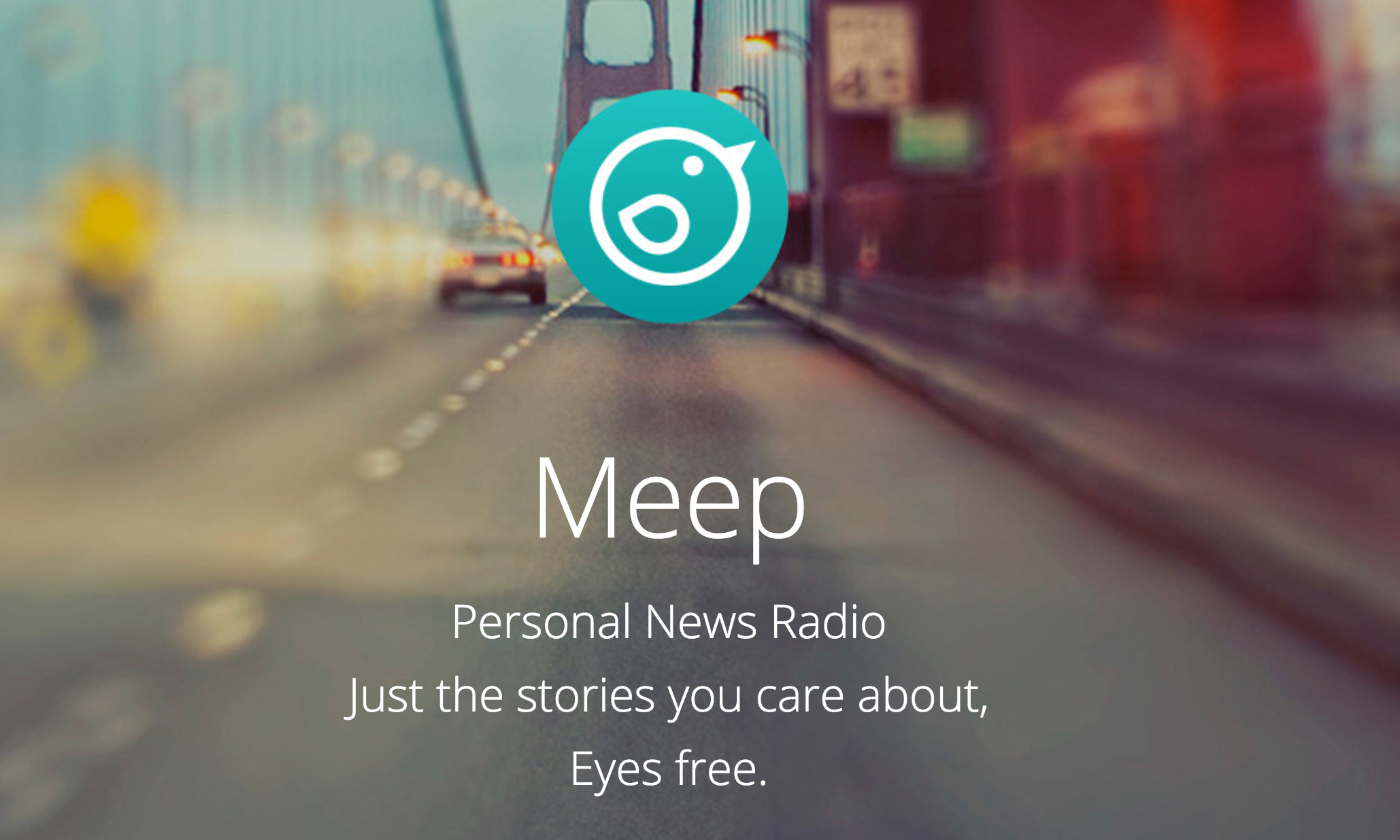 Meep: Listen to your favorite news sites when you can't read them ...