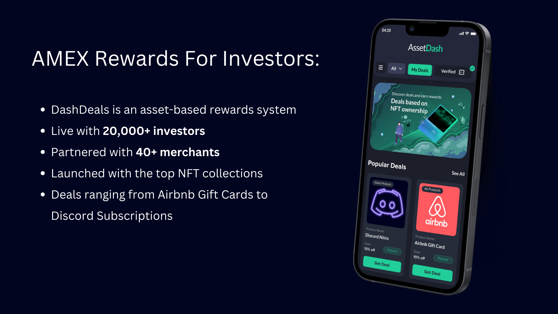 DashDeals: AMEX Rewards For Investors: Earn rewards based on your ...