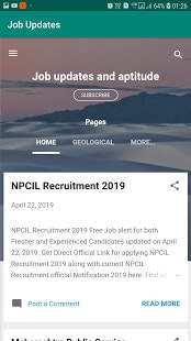 Job updates android application Makers | Product Hunt