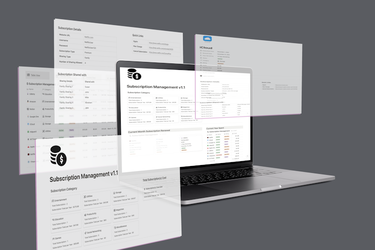 Notion Subscription Management Product Information Latest Updates Notion Subscription Management Product Information Latest Updates