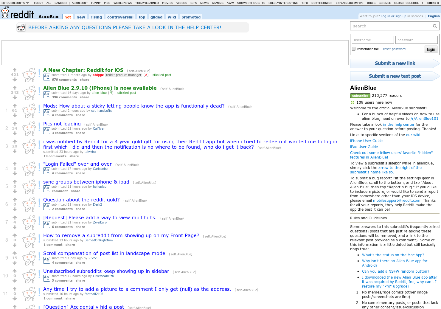 Alien Blue: Alien Blue is now the official Reddit app | Product Hunt