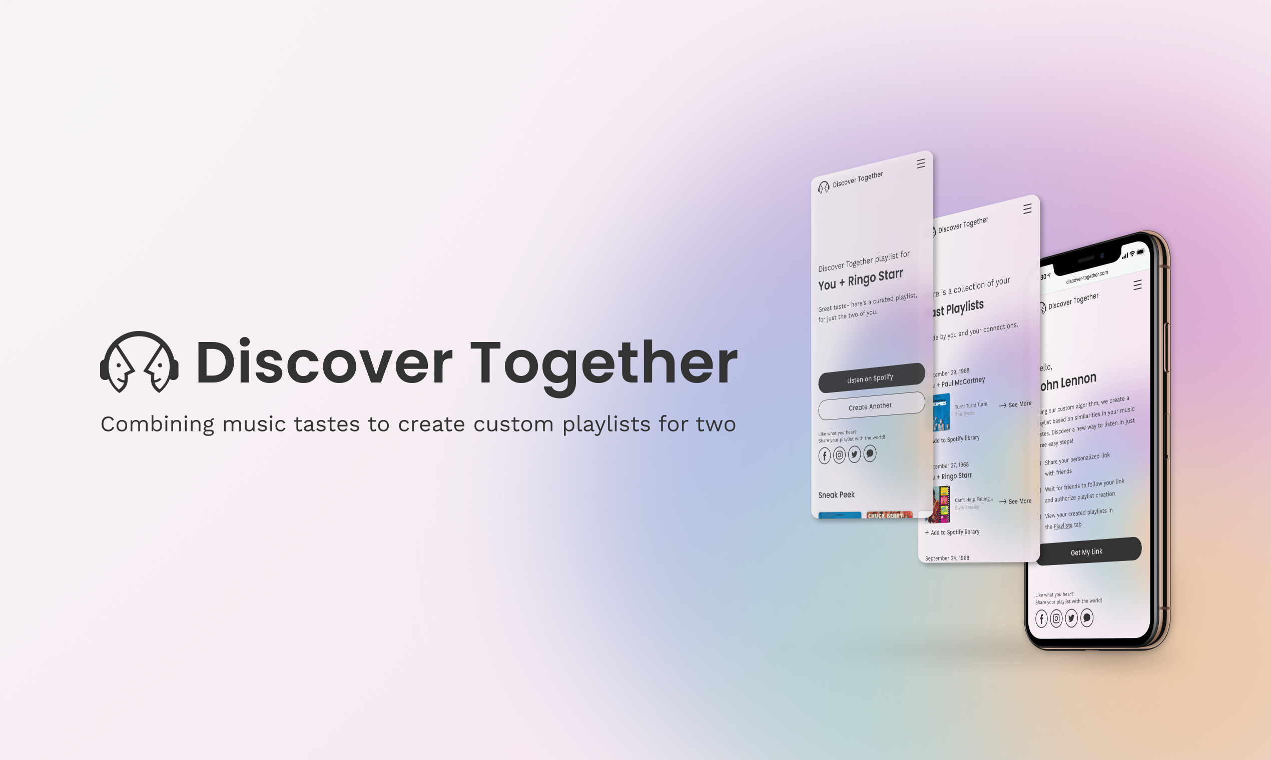 Discover Together: Make custom playlists with you and your friends ...