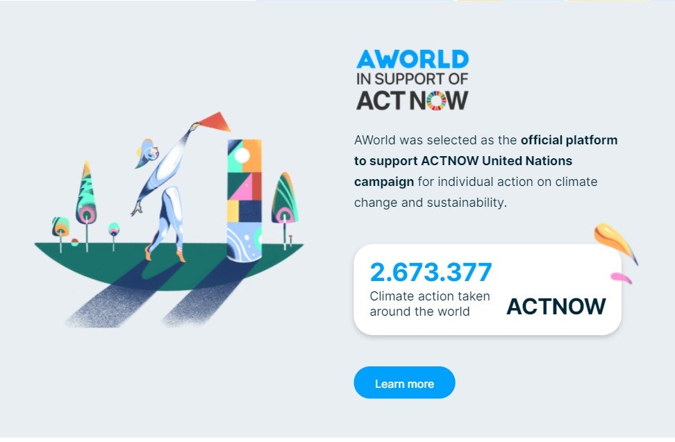 AWorld ActNow - App for living sustainably, in support of UN ActNow ...