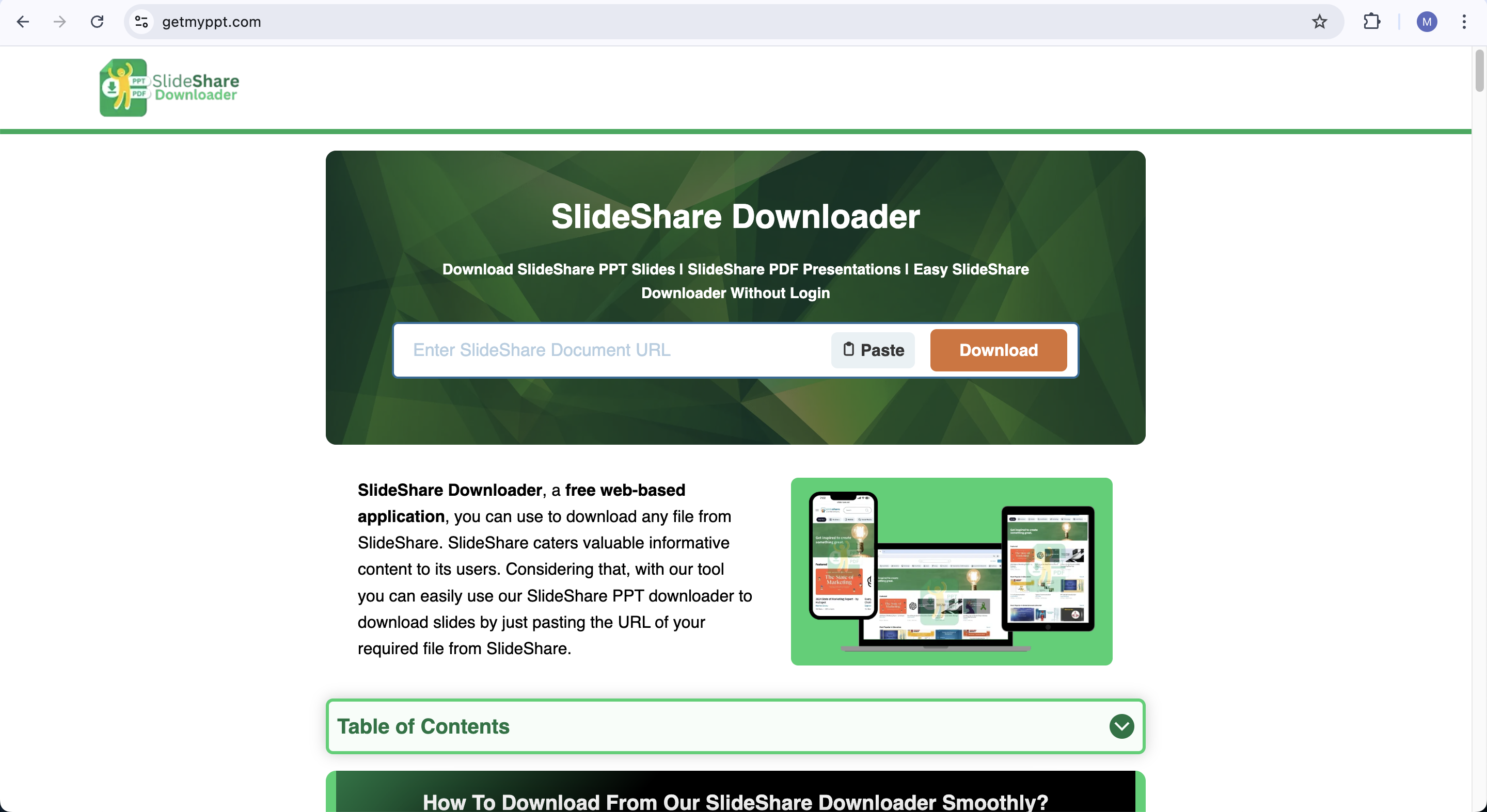 SlideShare Downloader: Download Free PPT/PDF Slides 2024 | Product Hunt