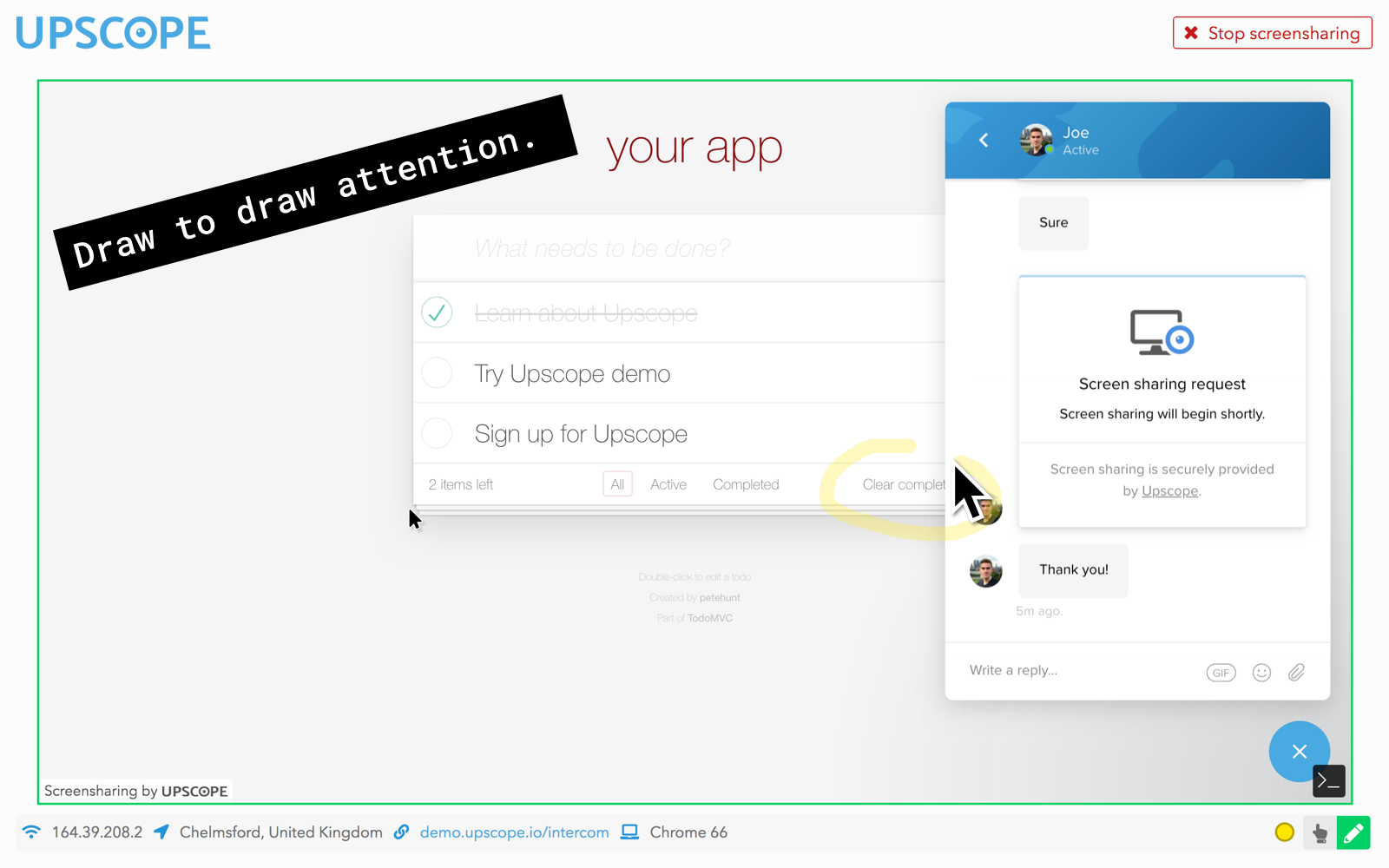 Upscope: Instantly view your users’ screen from 💬 Intercom, Zendesk… | Product Hunt