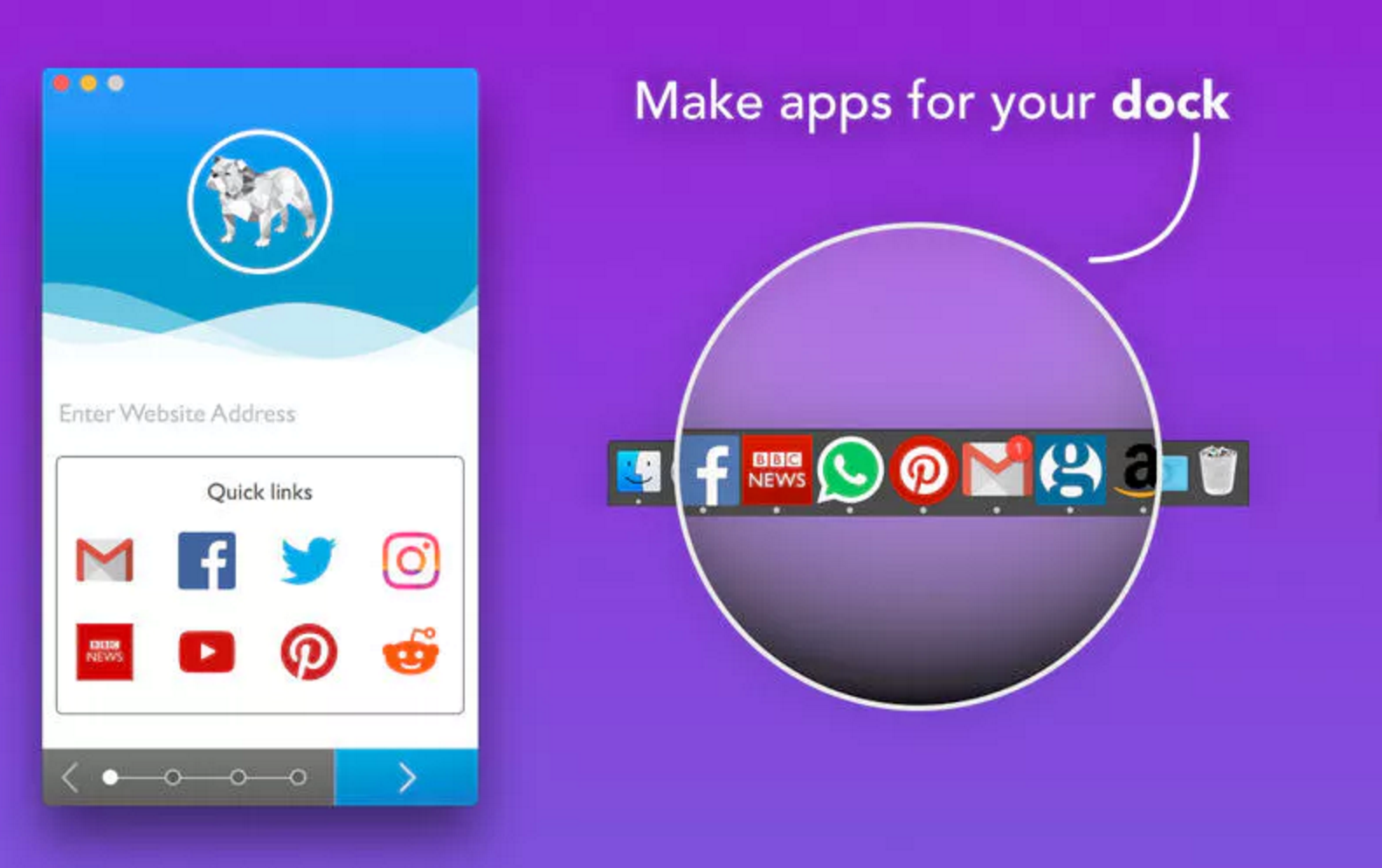 Bulldock Browser: Convert any website into an app for your dock ...