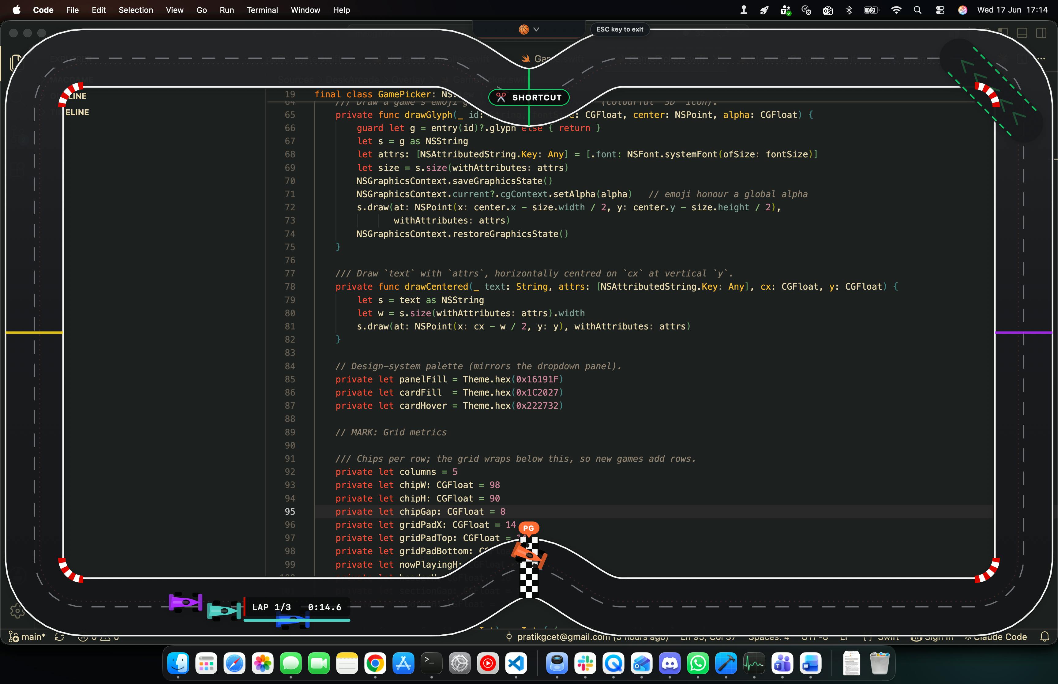 DeskArcade: An arcade in your menu bar - playable over anything ...
