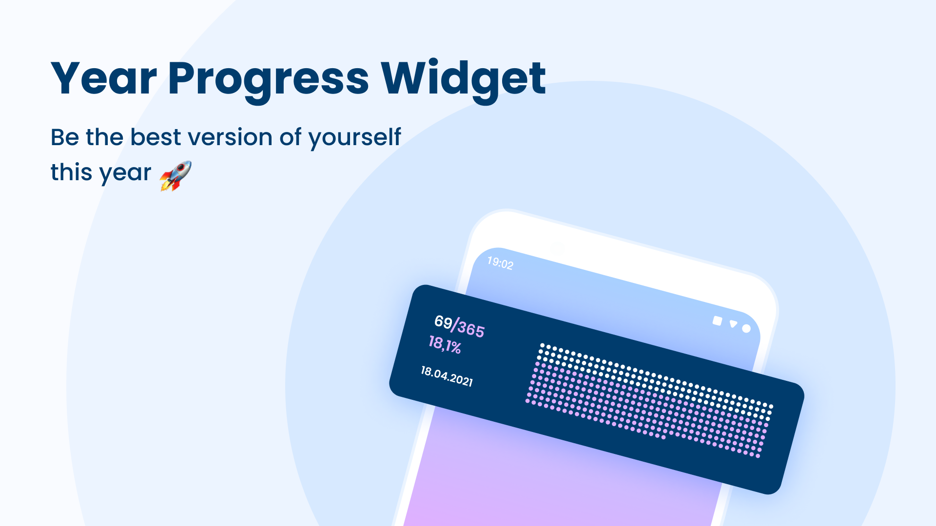 Year Progress Widget: Shows year progress and motivates you to achieve ...