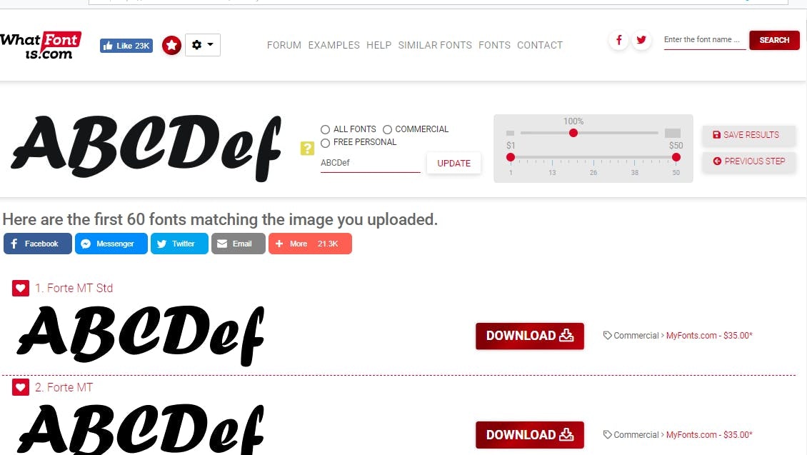 What Font Is: Find any font from any image (commercial or free ...