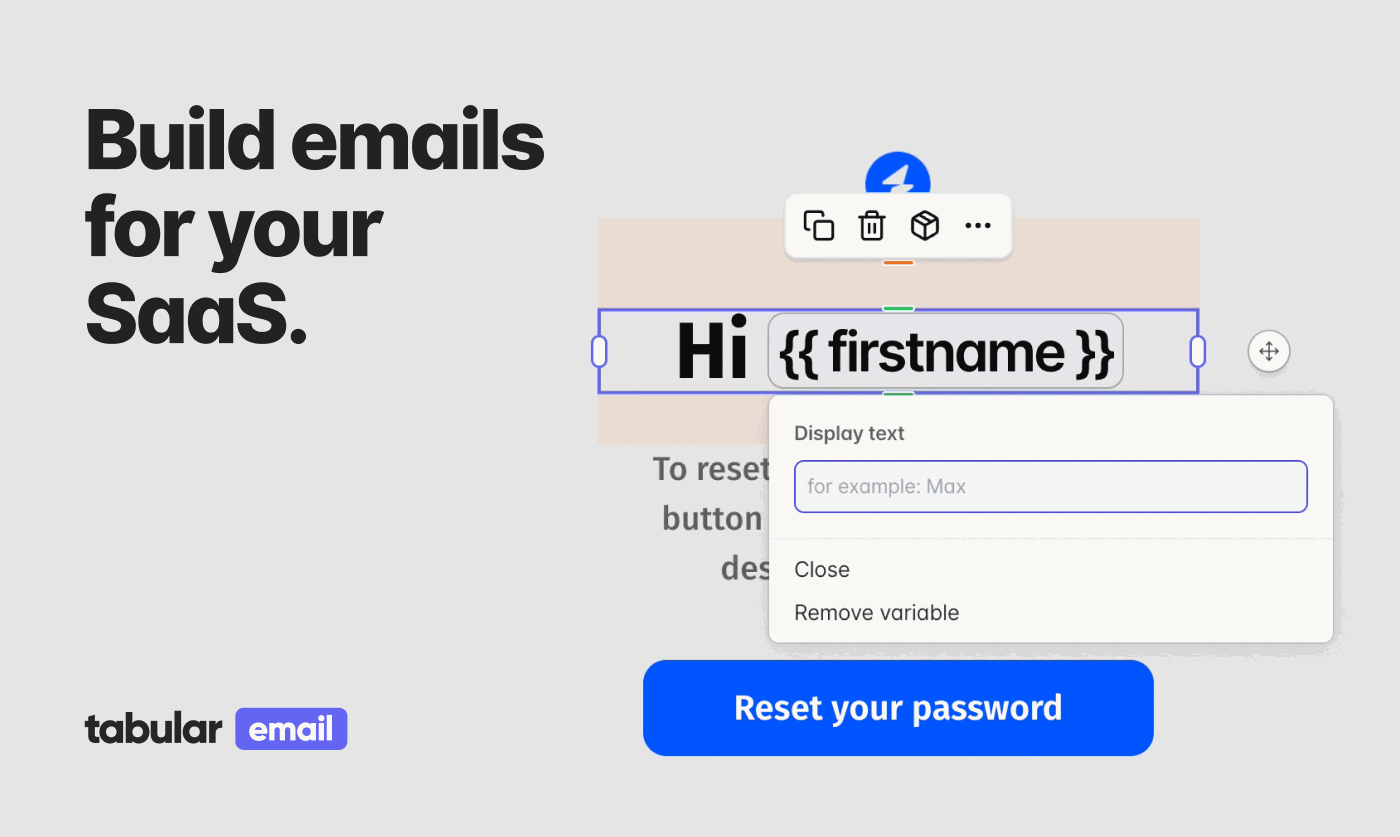 Tabular Email | Full Stack Tools