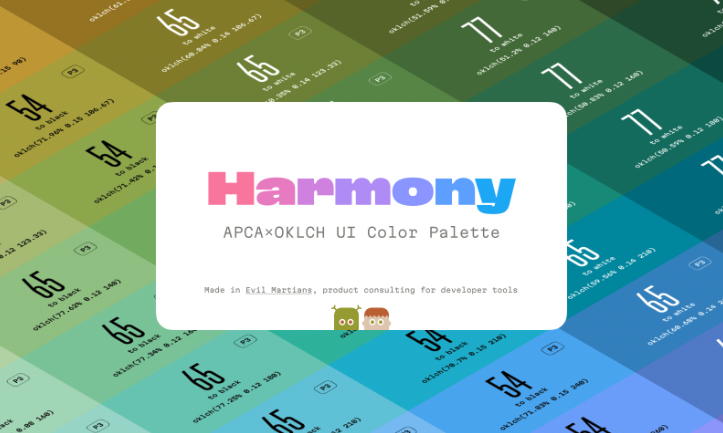 Harmony: Accessible UI Color Palette: Elevating UI contrast control to ...
