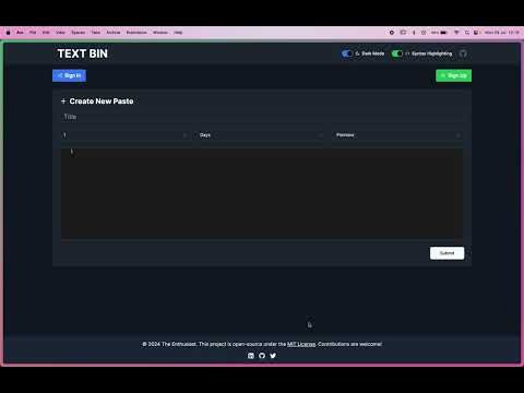 TextBin: Open Source Alternative to PasteBin | Product Hunt