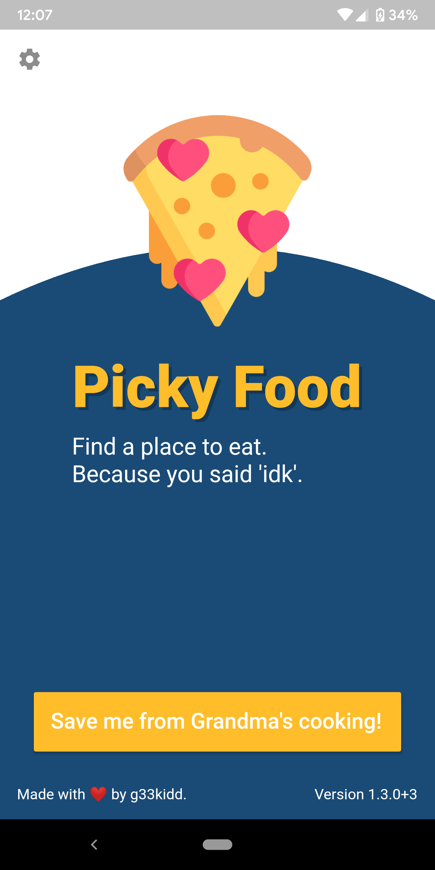 Picky Food: Be less picky about where to eat | Product Hunt