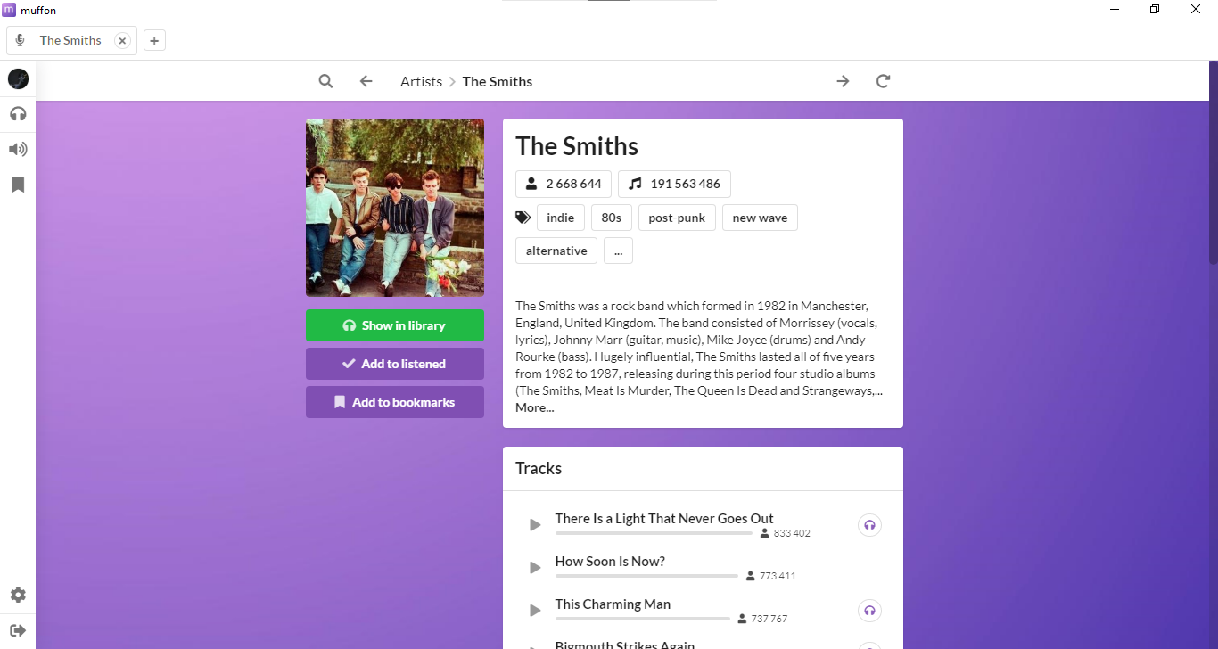 muffon: Advanced multi-source music streaming + discovery client | Product Hunt