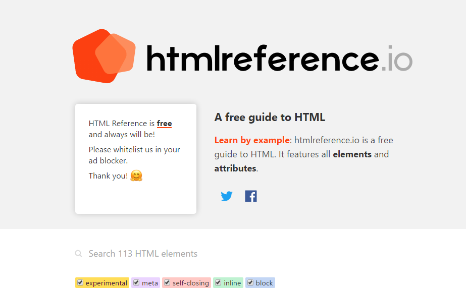 HTML Reference Product Information and Latest Updates (2025) | Product Hunt