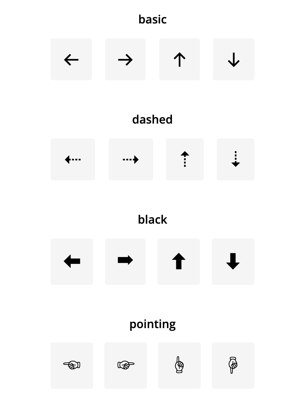 Copy Arrow - An organized set of arrows for your copying pleasure ...