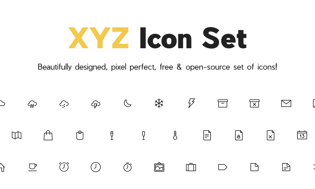 XYZ Icon Set Product Information and Latest Updates (2025) | Product Hunt