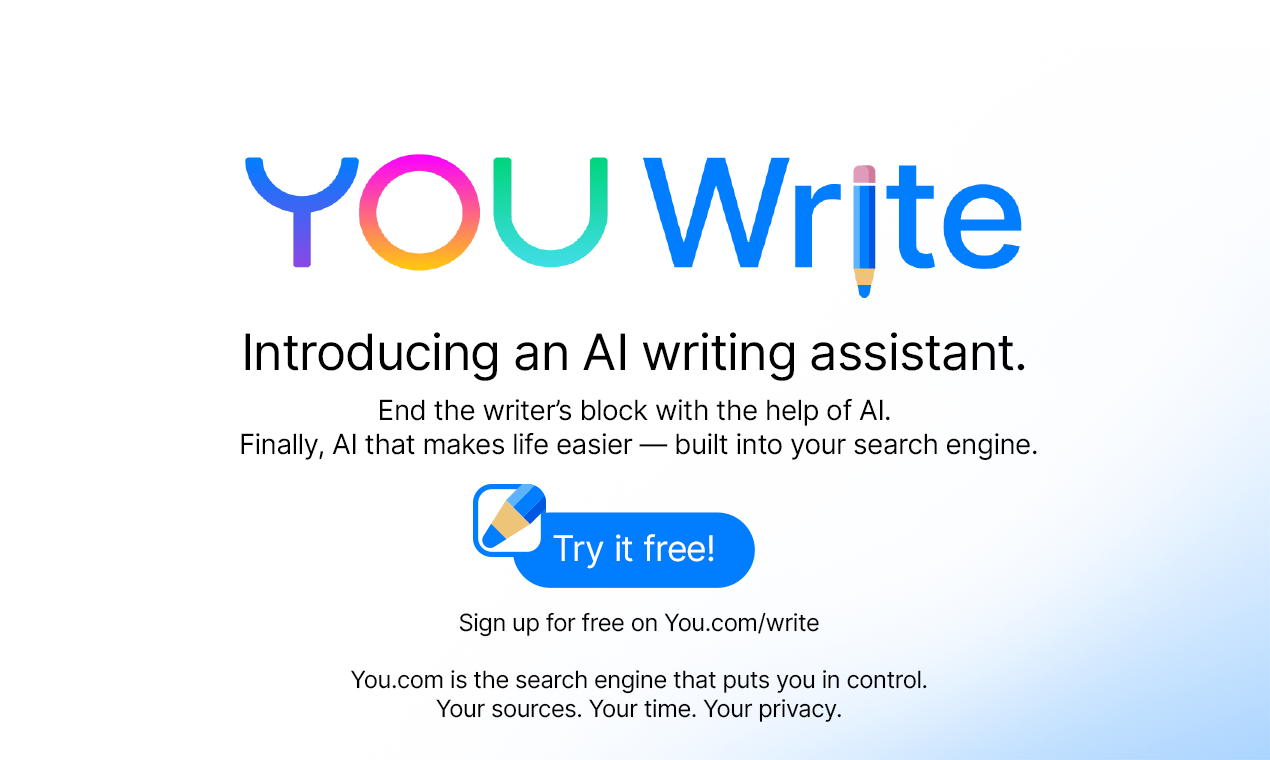 You.com - Private search engine that summarizes the web | Product Hunt