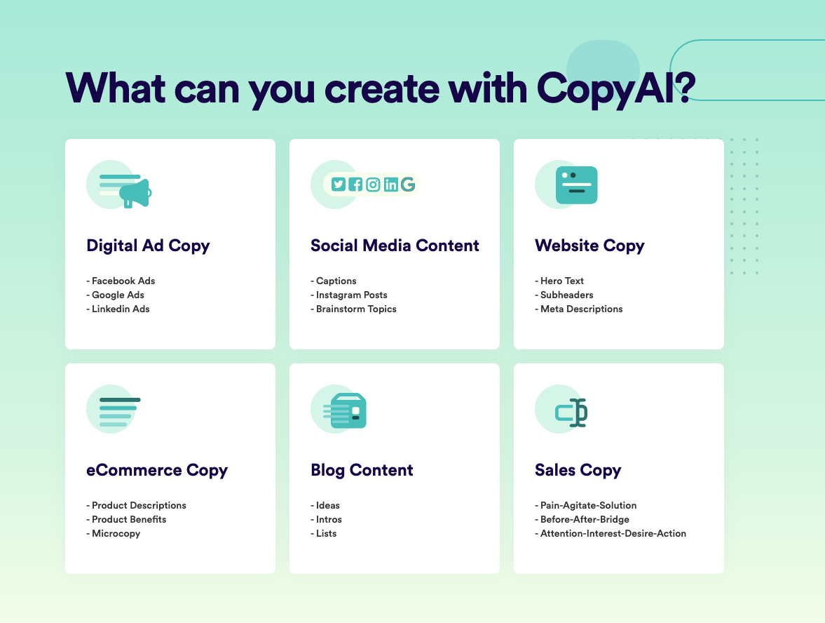 CopyAI - GPT-3 powered tools to help you with your copywriting ...
