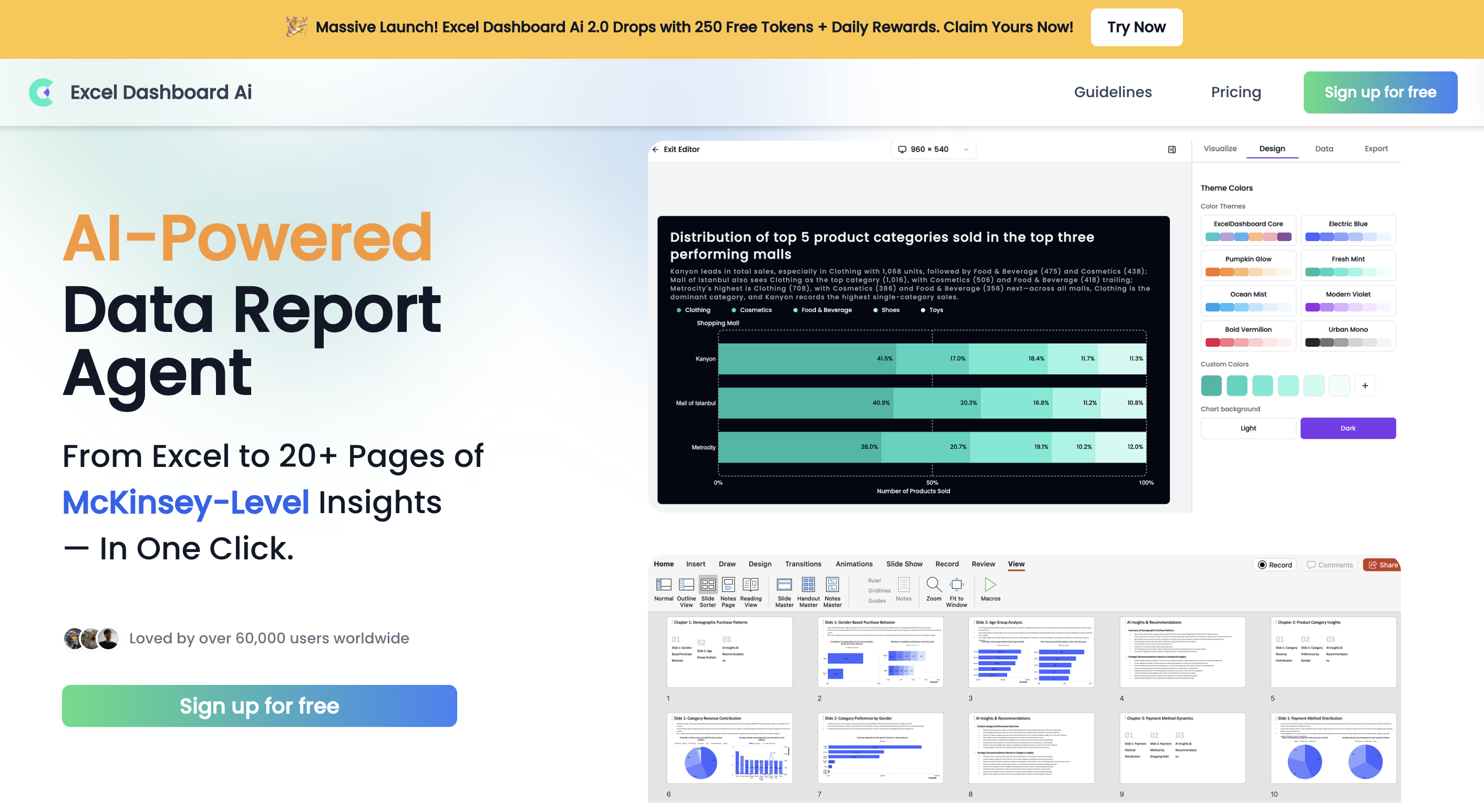 Excel Dashboard Ai: From Data to Report with Ai in seconds | Product Hunt