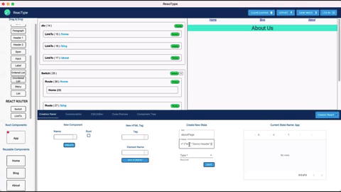 ReacType - Caret Edition: Rapid prototyping app for React frameworks | Product Hunt