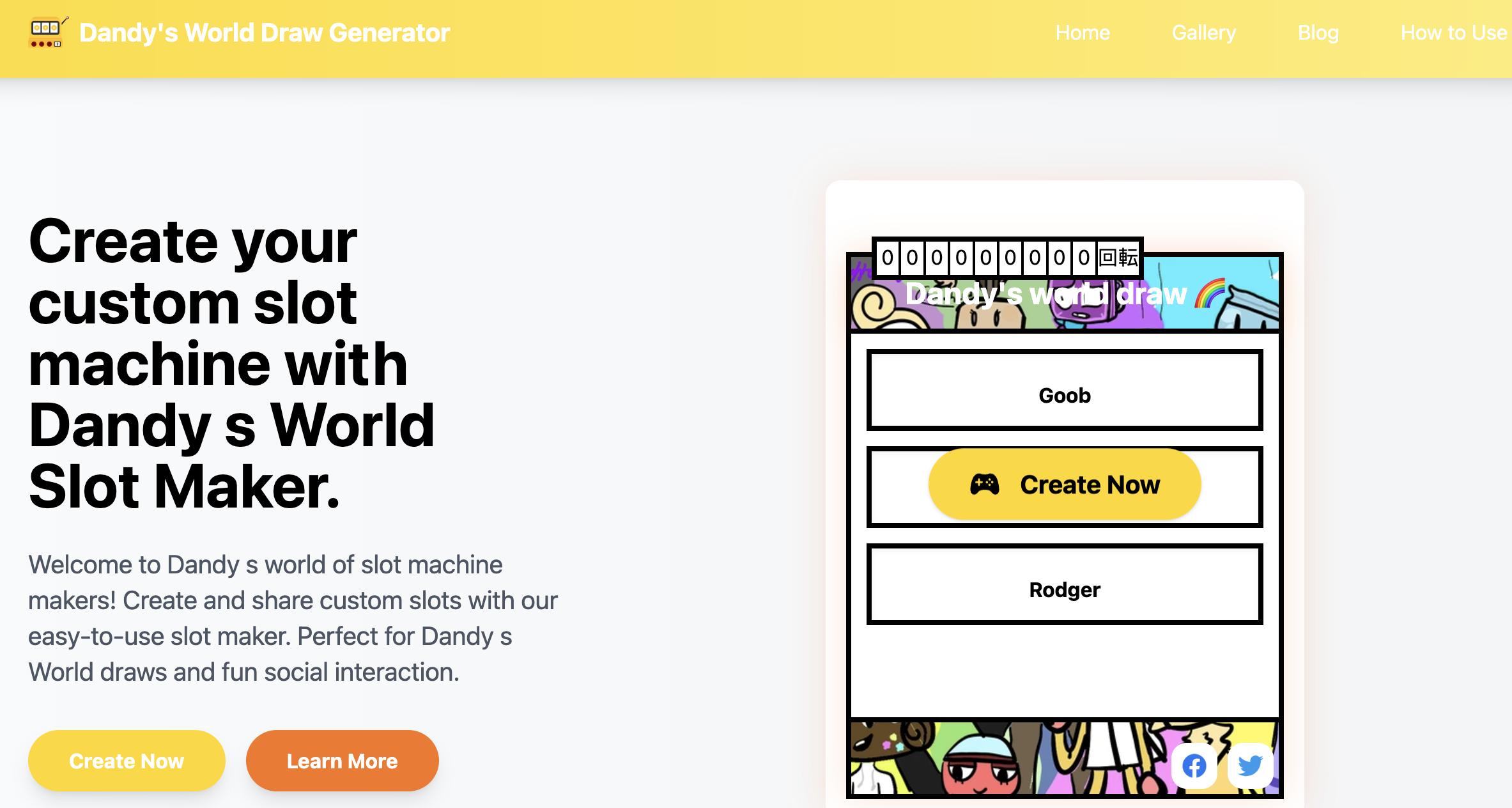 Free Dandy's World Slot Maker Latest Launches 2025 | Product Hunt