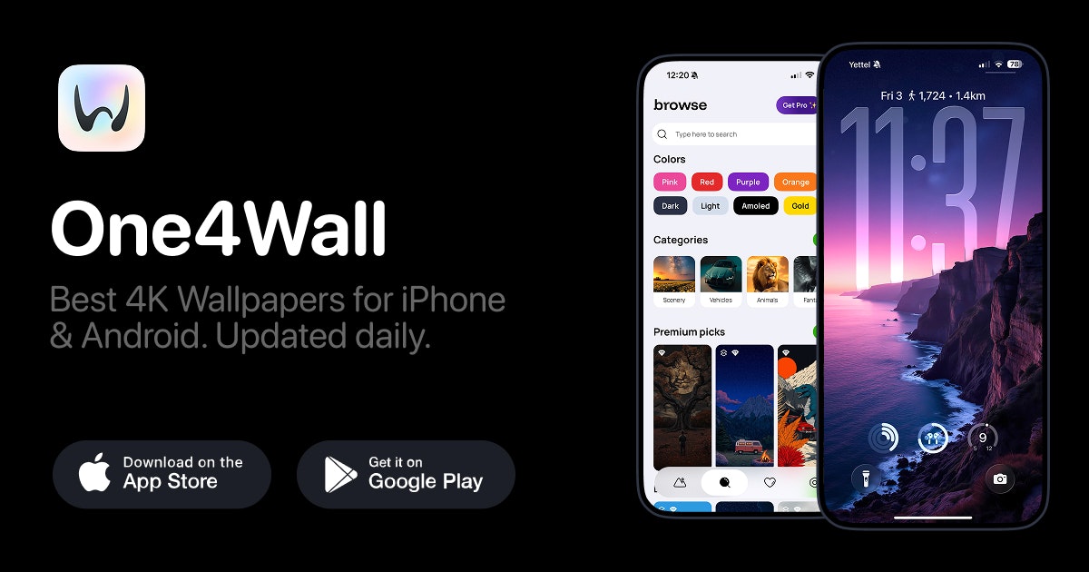 One4Wall: 4K & 8K Wallpaper app for iOS and Android | Product Hunt