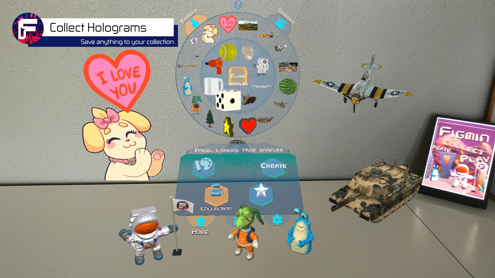 Figmin XR: Create, collect & play with holograms, MetaApp for everyone | Product Hunt