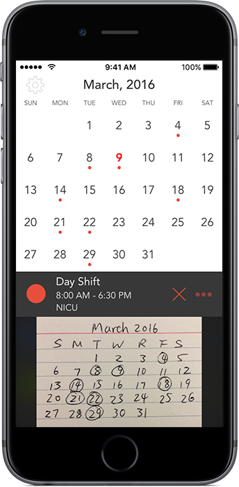 Shifty - Delightful Shift Calendar: Simple shift calendar for all kinds of crazy schedules ...