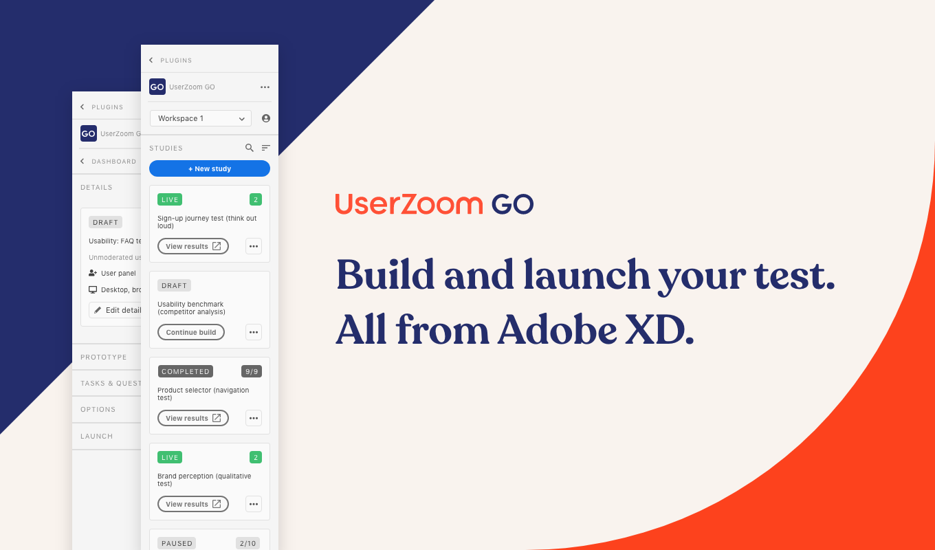 UserZoom GO plugin for Adobe XD - Quickly test usability | Product Hunt