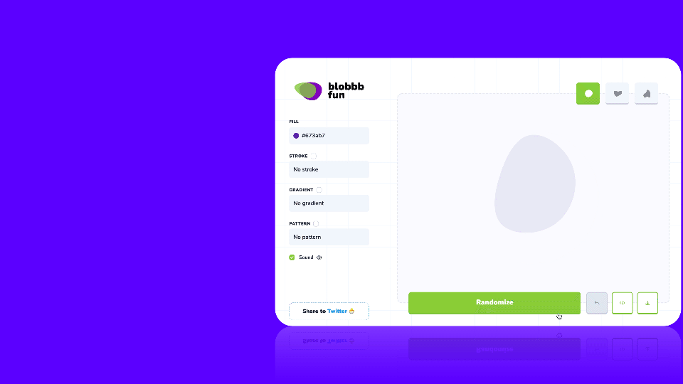 Blobbb Fun: Create fluffy blobby SVG shapes | Product Hunt