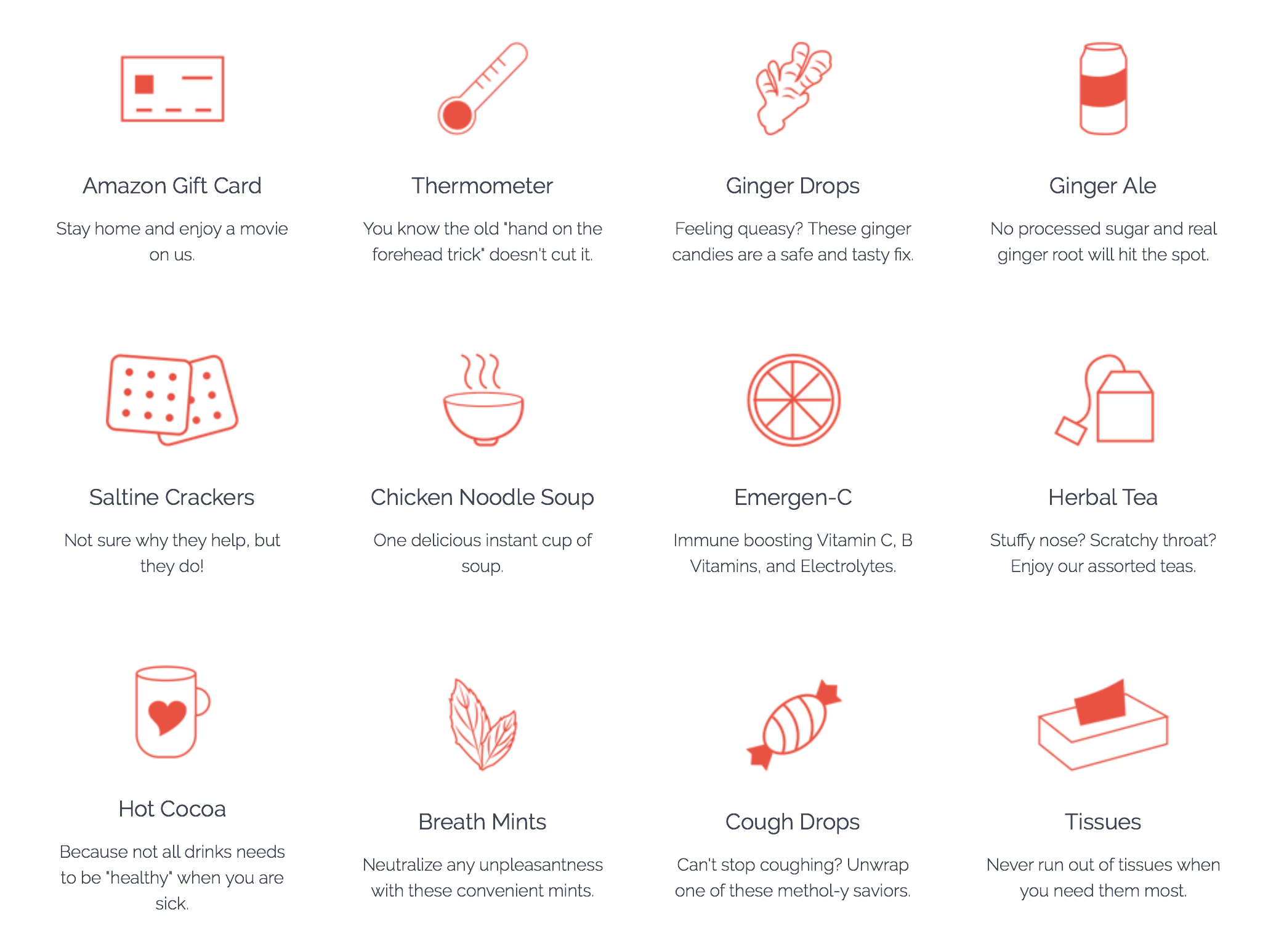 Sick Day Box: Everything you need to survive a sick day in one kit ...