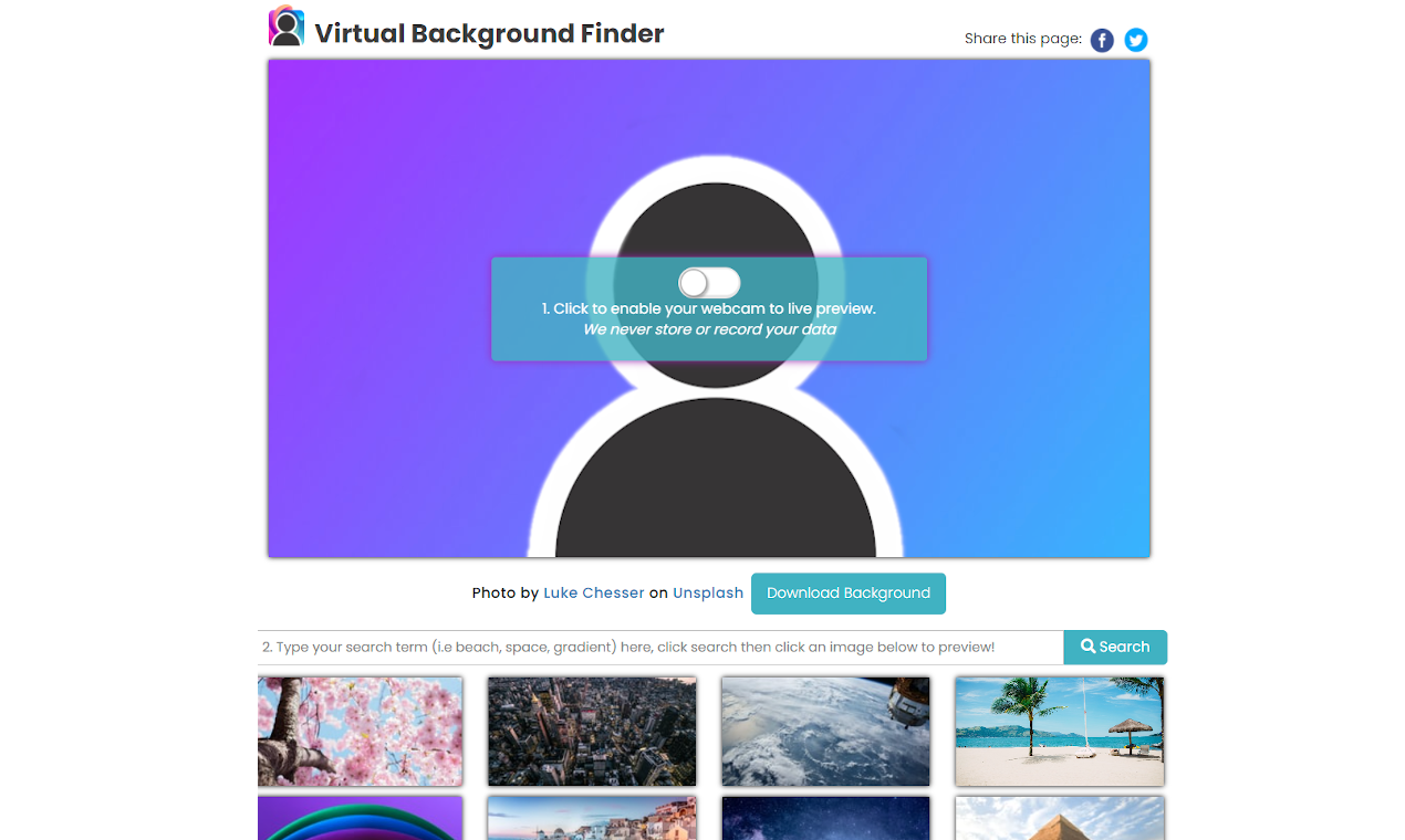 Virtual Background Finder Makers | Product Hunt