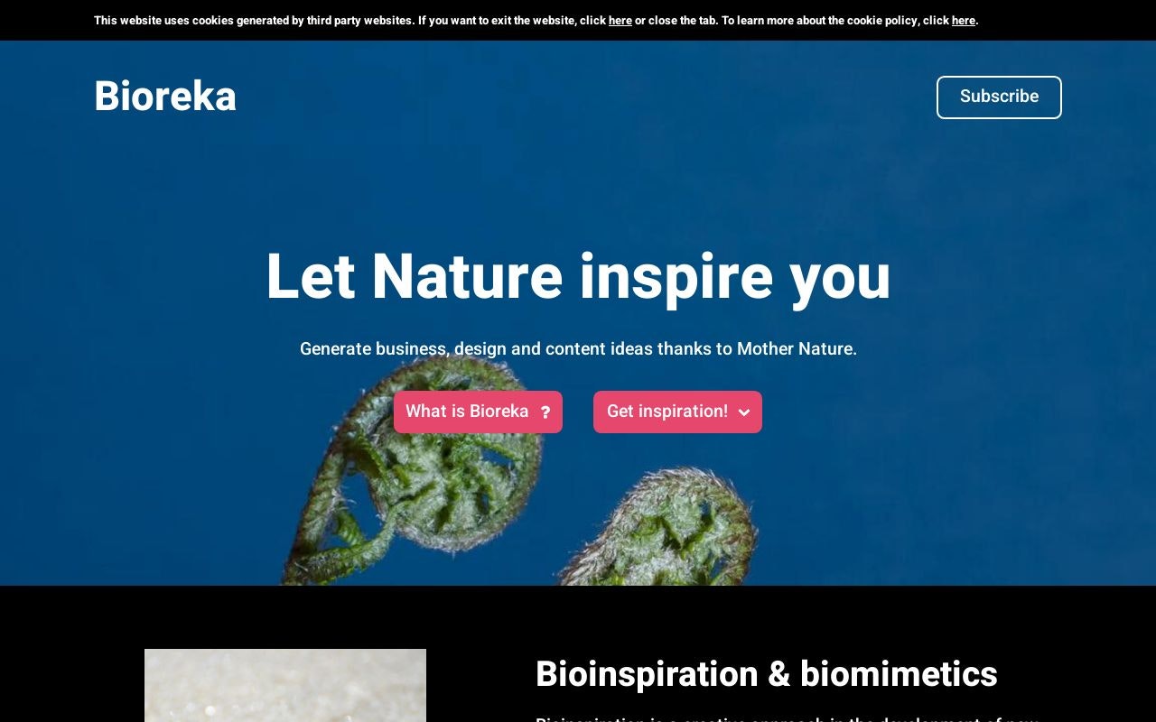 Bioreka: Generate business, design & content ideas with Mother Nature ...