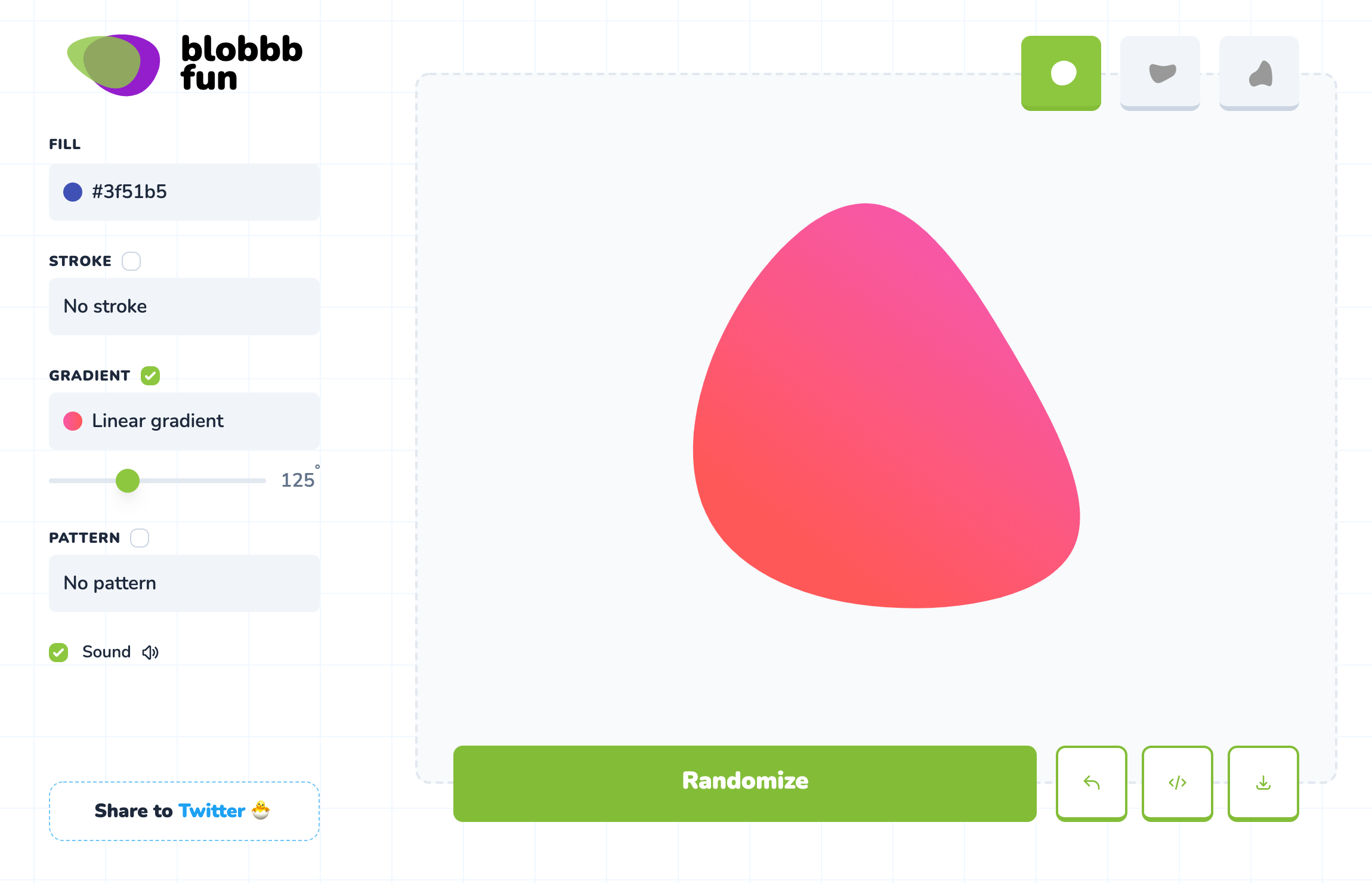 Blobbb Fun - Create fluffy blobby SVG shapes | Product Hunt
