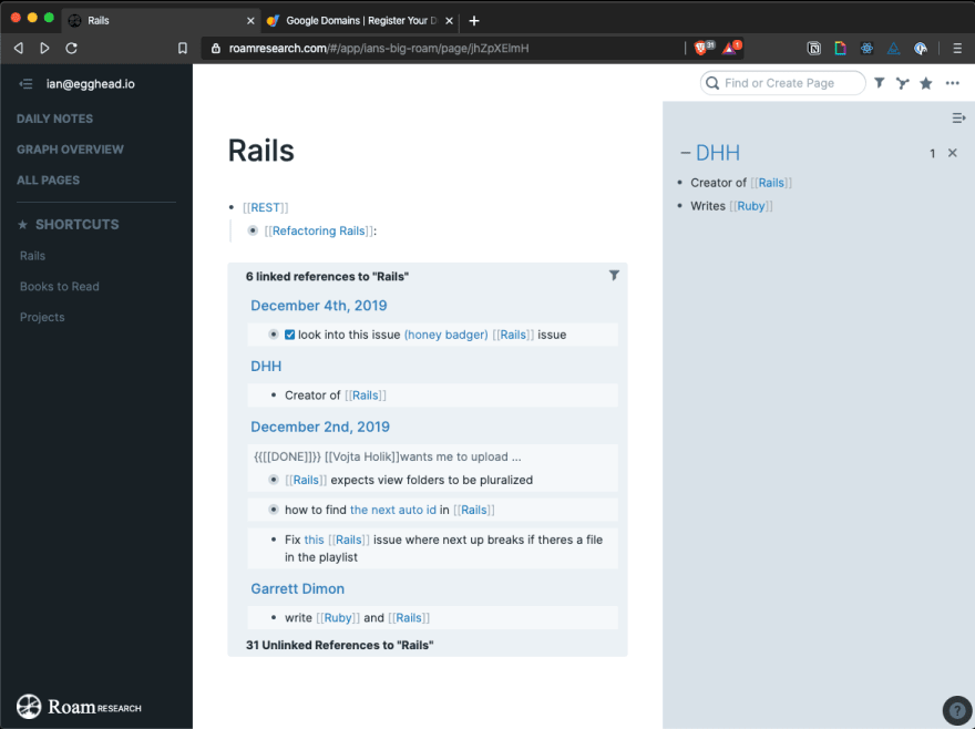 Roam Research: A note-taking tool for networked thought | Product Hunt