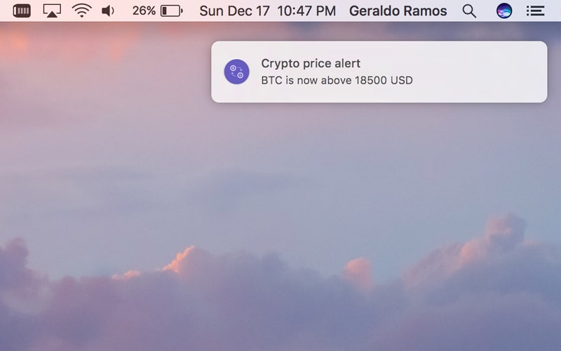 Crypto Bar: Open-source menu bar app for cryptocurrencies prices ...