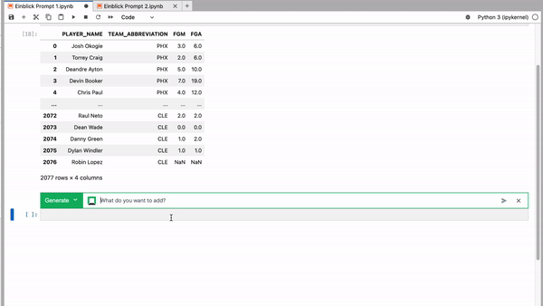 Einblick AI: Data notebooks that solve any problem with just one sentence | Product Hunt