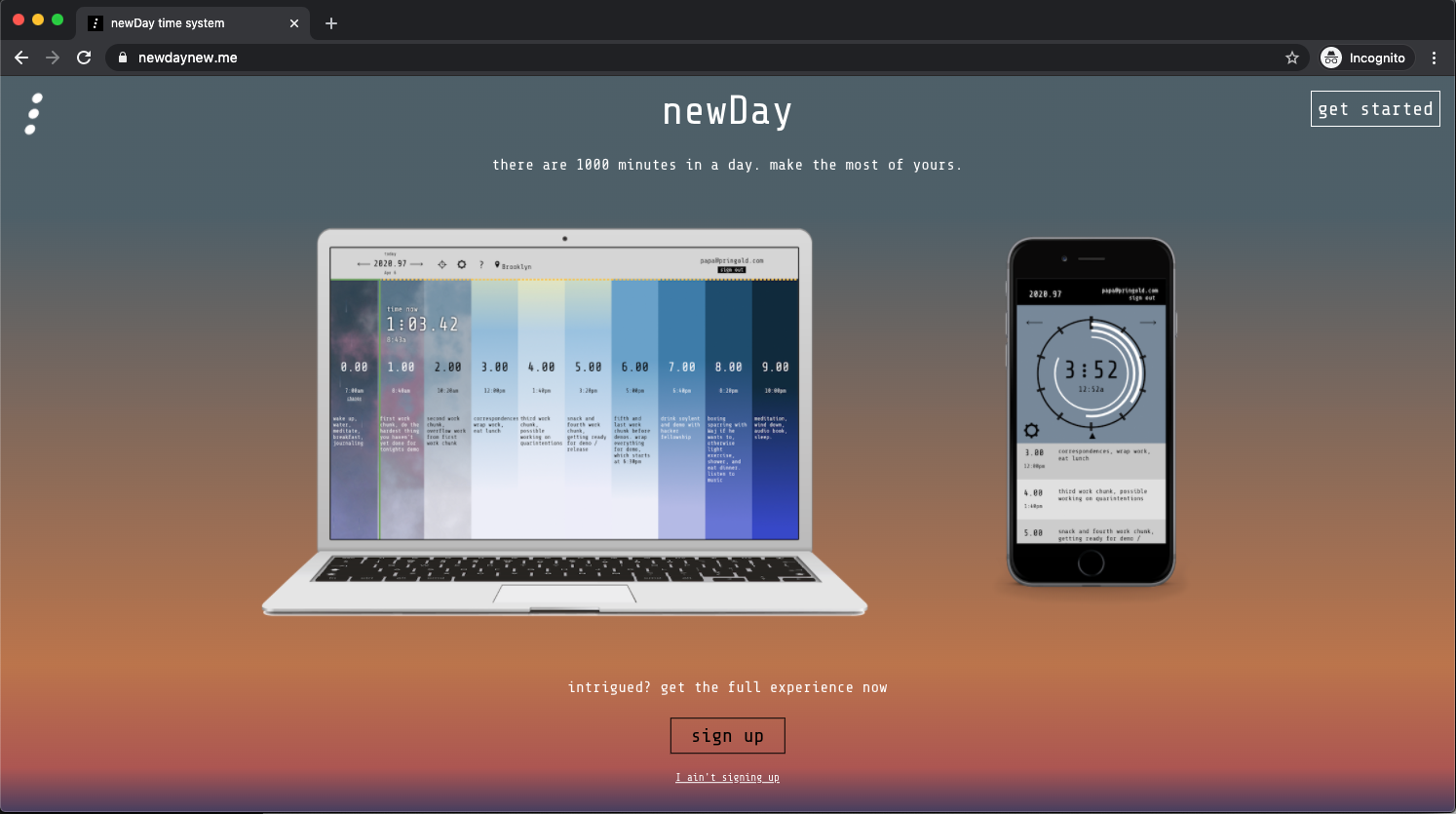 newDay Planner - We redesigned time itself to help you build a better ...