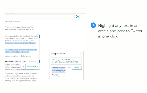 Chirp: Screenshot and tweet articles in one click | Product Hunt
