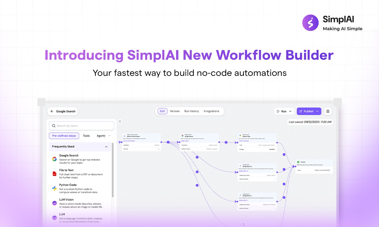SimplAI: Build Complex,High-Accuracy Agentic AI apps for Enterprises | Product Hunt